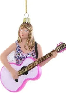 Taylor Swift w/ Guitar Ornament – OMO Jewels & Gifts