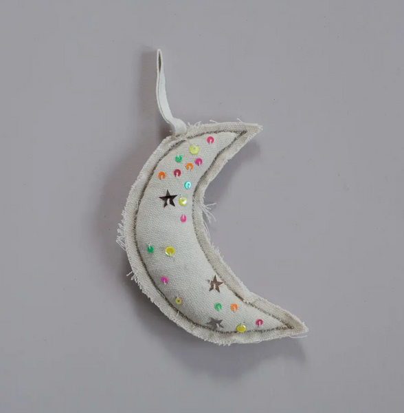 Confetti Moon Ornament – OMO Jewels & Gifts